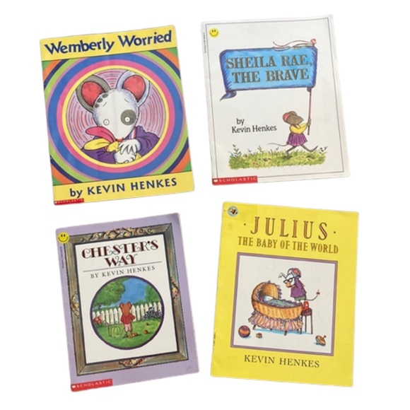 Scholastic | Other | Four Books By Kevin Henkel Cheater Wemberly Julius ...